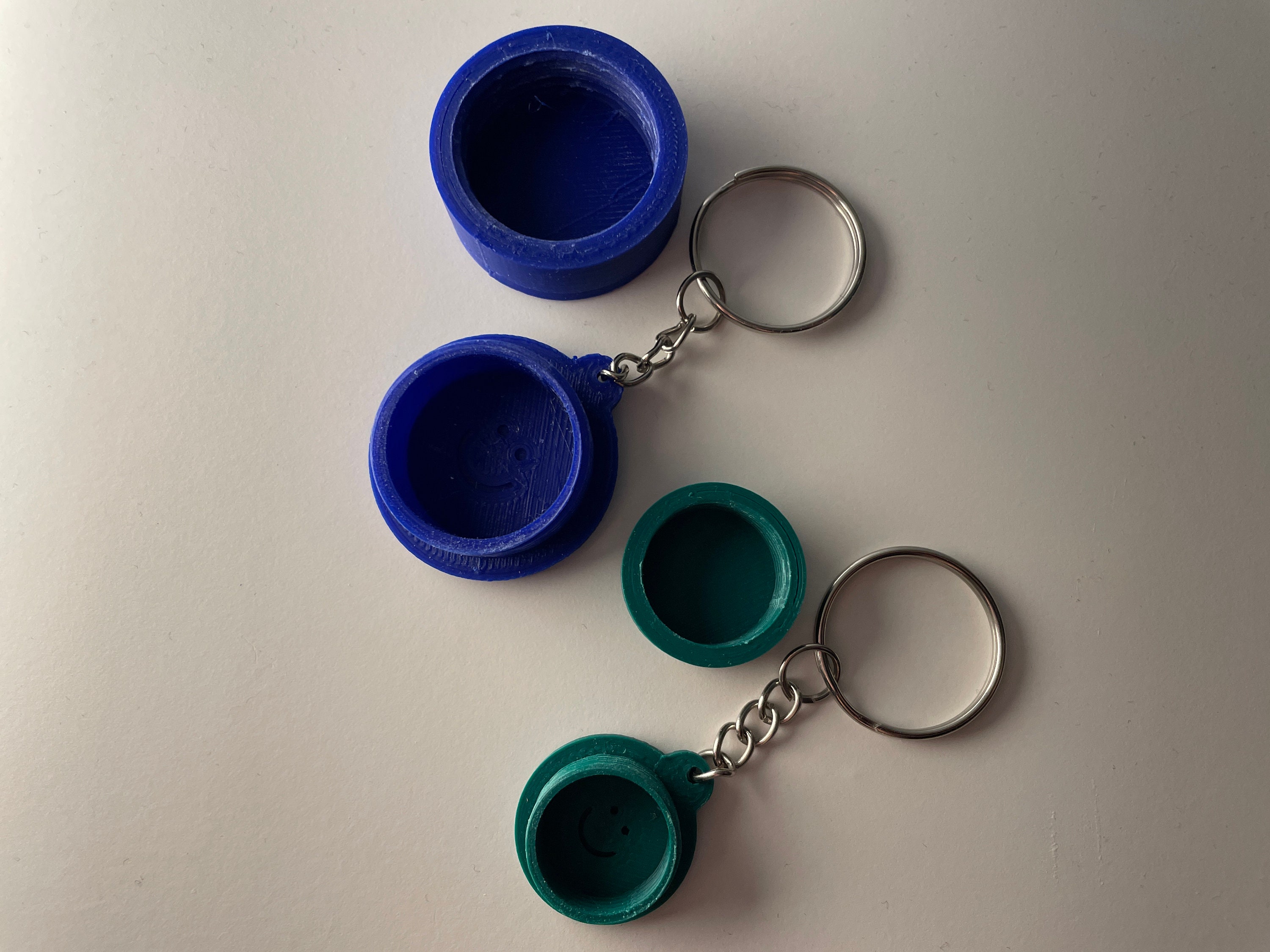 Pillbox Keychain - Etsy