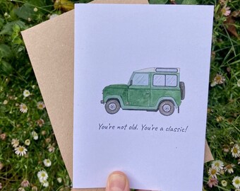 Land Rover Birthday Card - Etsy UK