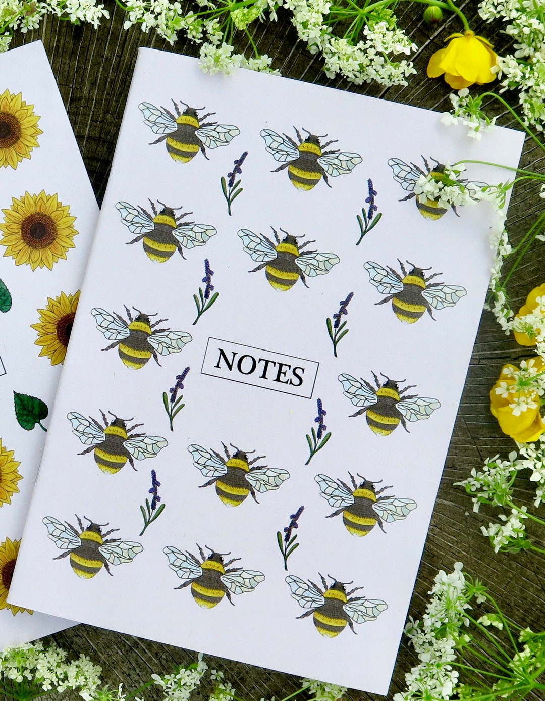 One A6 Bumblebee Notebook. Notebook Notepad Notes Journal Mini Notebook ...