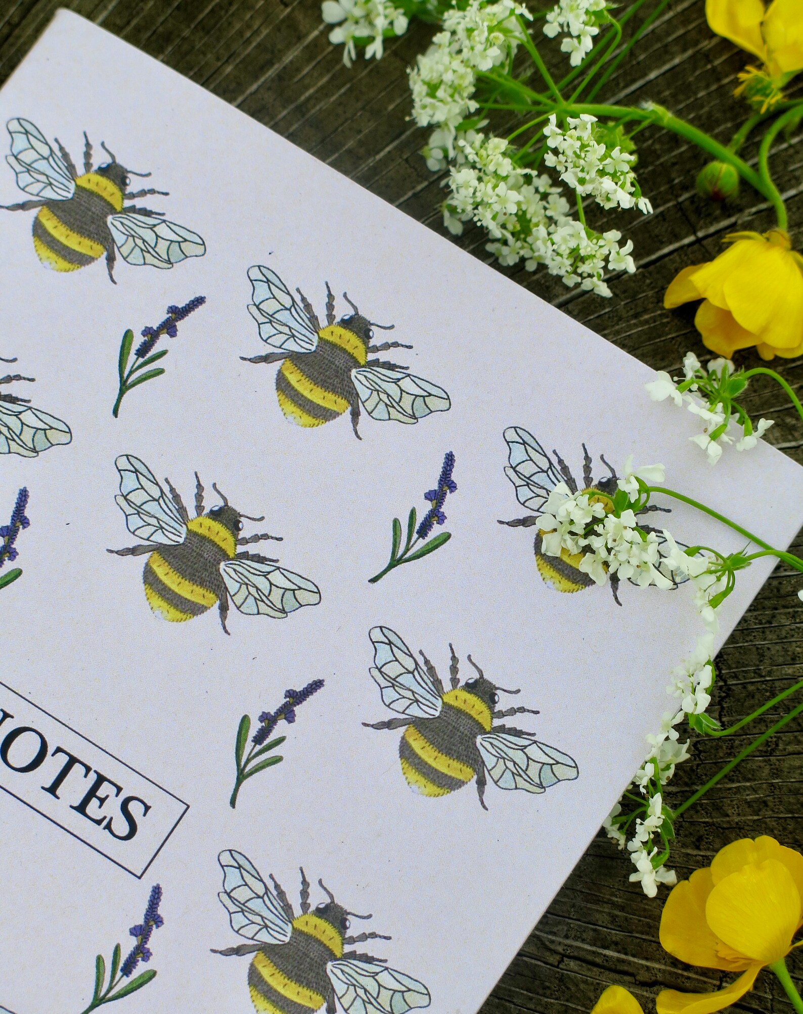 One A6 Bumblebee Notebook. Notebook Notepad Notes Journal Mini Notebook ...