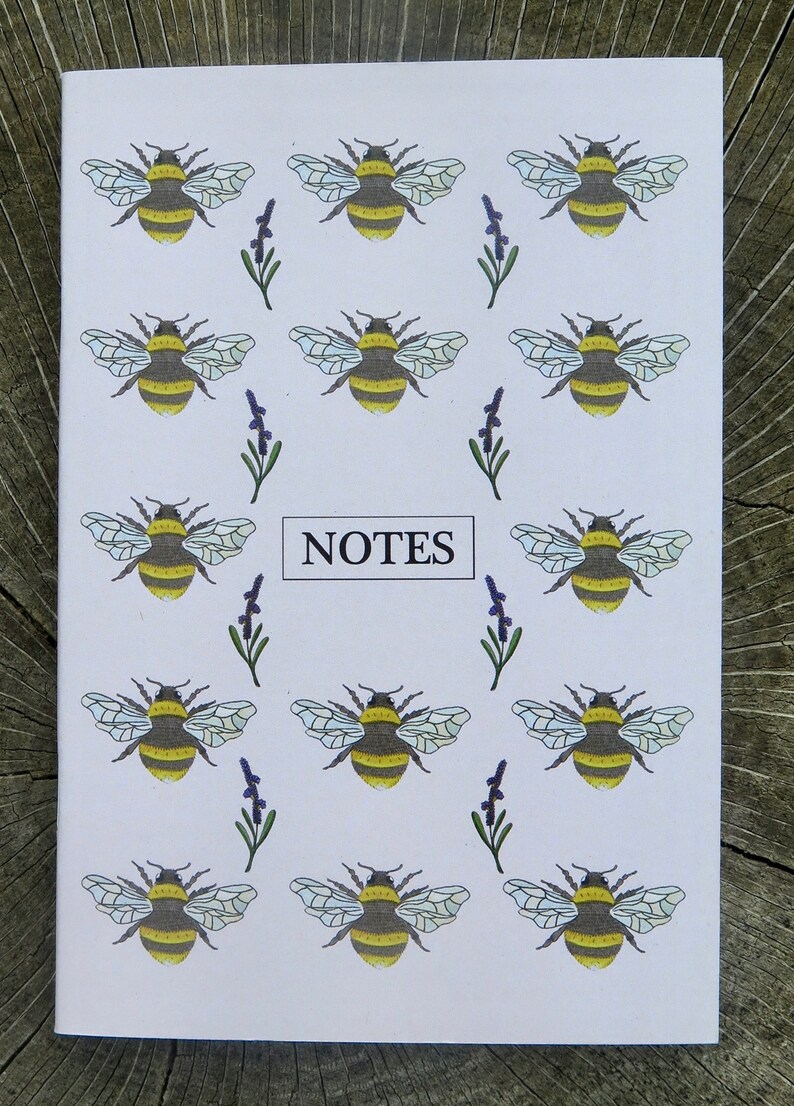 One A6 Bumblebee Notebook. Notebook Notepad Notes Journal Mini Notebook ...