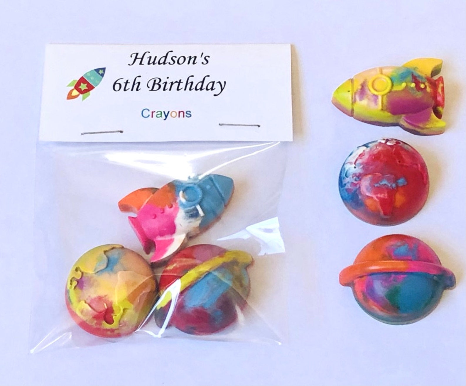 Personalized Kids Crayons. Space Crayons. Pack of 2 or 3. - Etsy