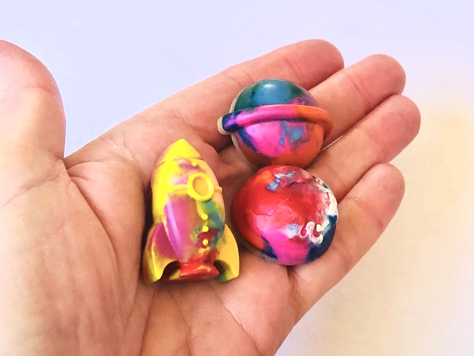 Personalized Kids Crayons. Space Crayons. Pack of 2 or 3. Party Favors ...