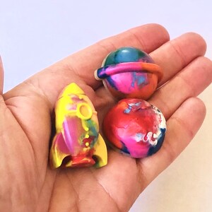 Personalized Kids Crayons. Space Crayons. Pack of 2 or 3. Party Favors ...