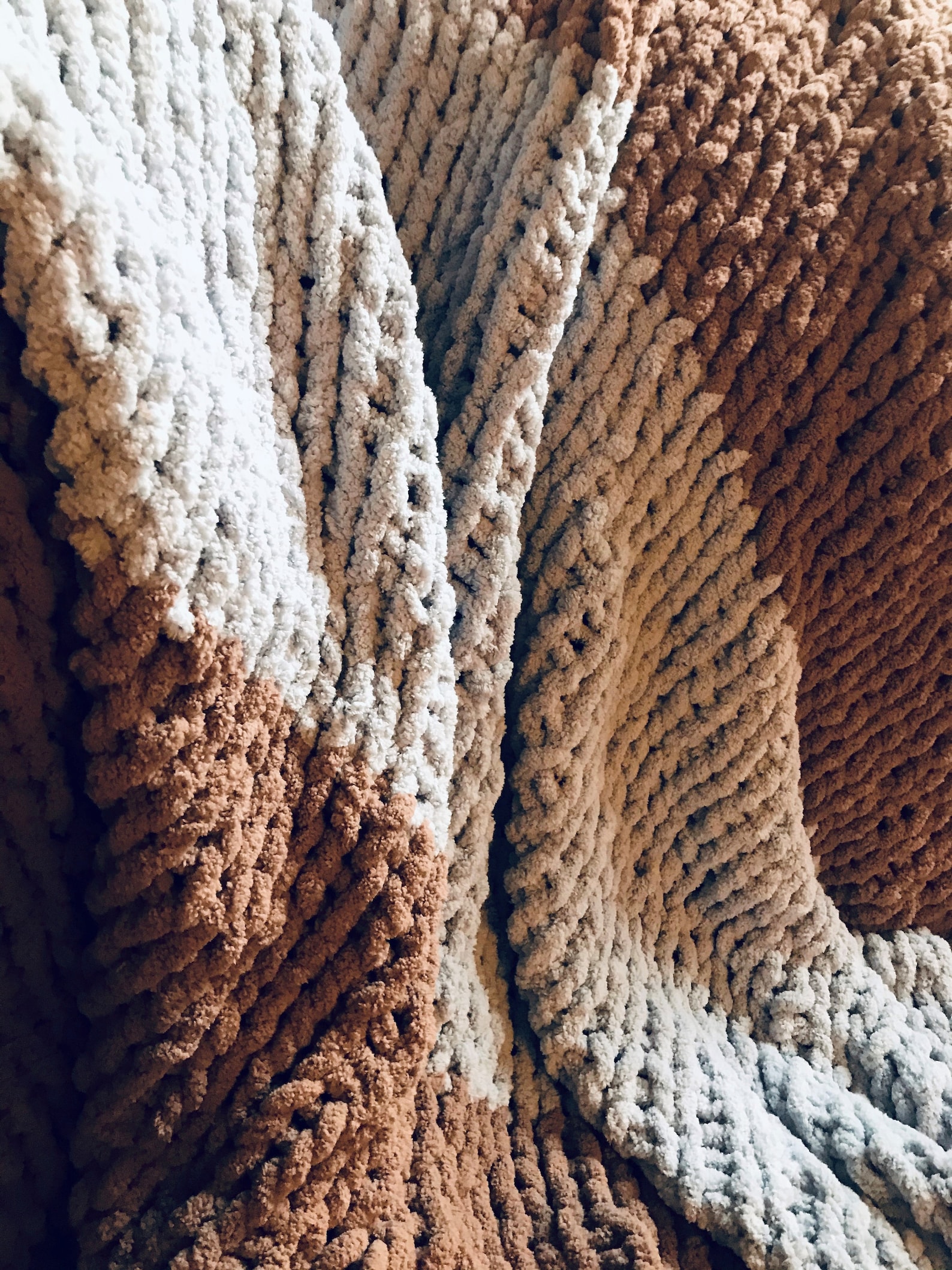 Handmade Cozy Chenille Blanket - Etsy