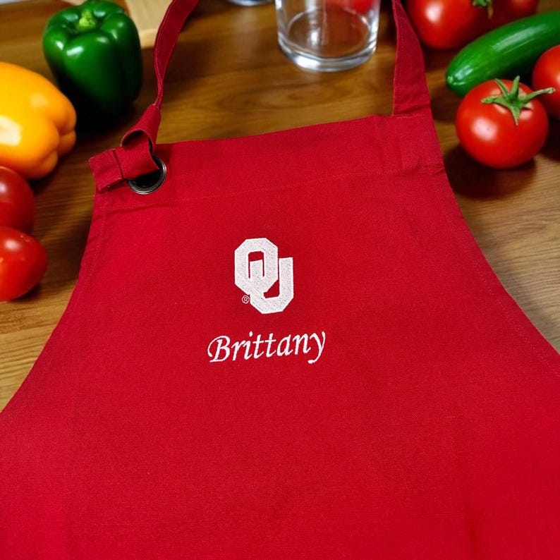 Personalized Custom Embroidered Unisex University of Oklahoma Canvas ...