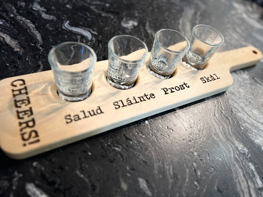 Shot Flight Board, Tequila Flight Board, Shot Tray, Fathers Day Gift ...