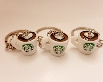 Coffee Keychain | Etsy