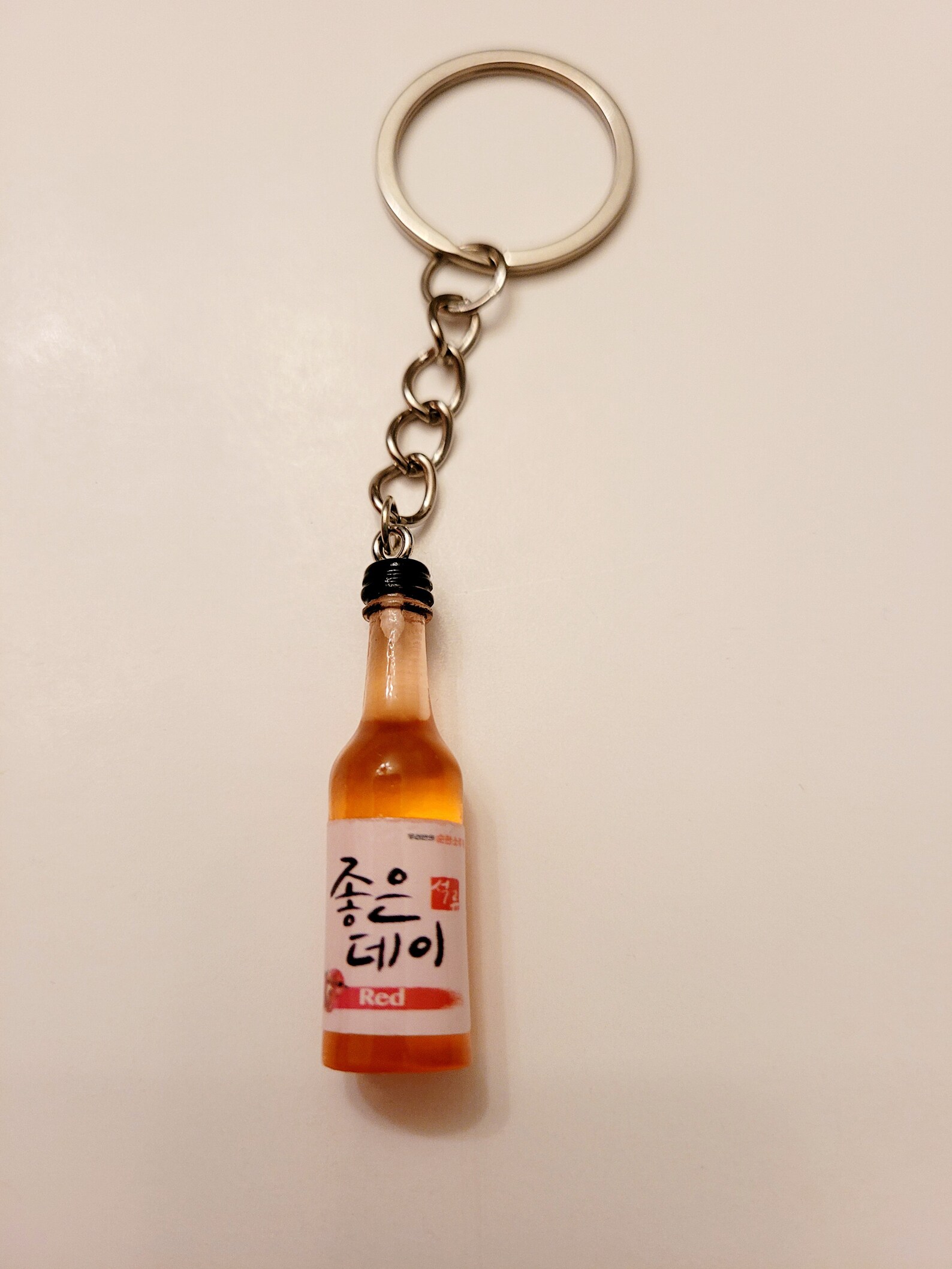 Cute Soju keychain Alcohol bottle keychain Korean drink | Etsy