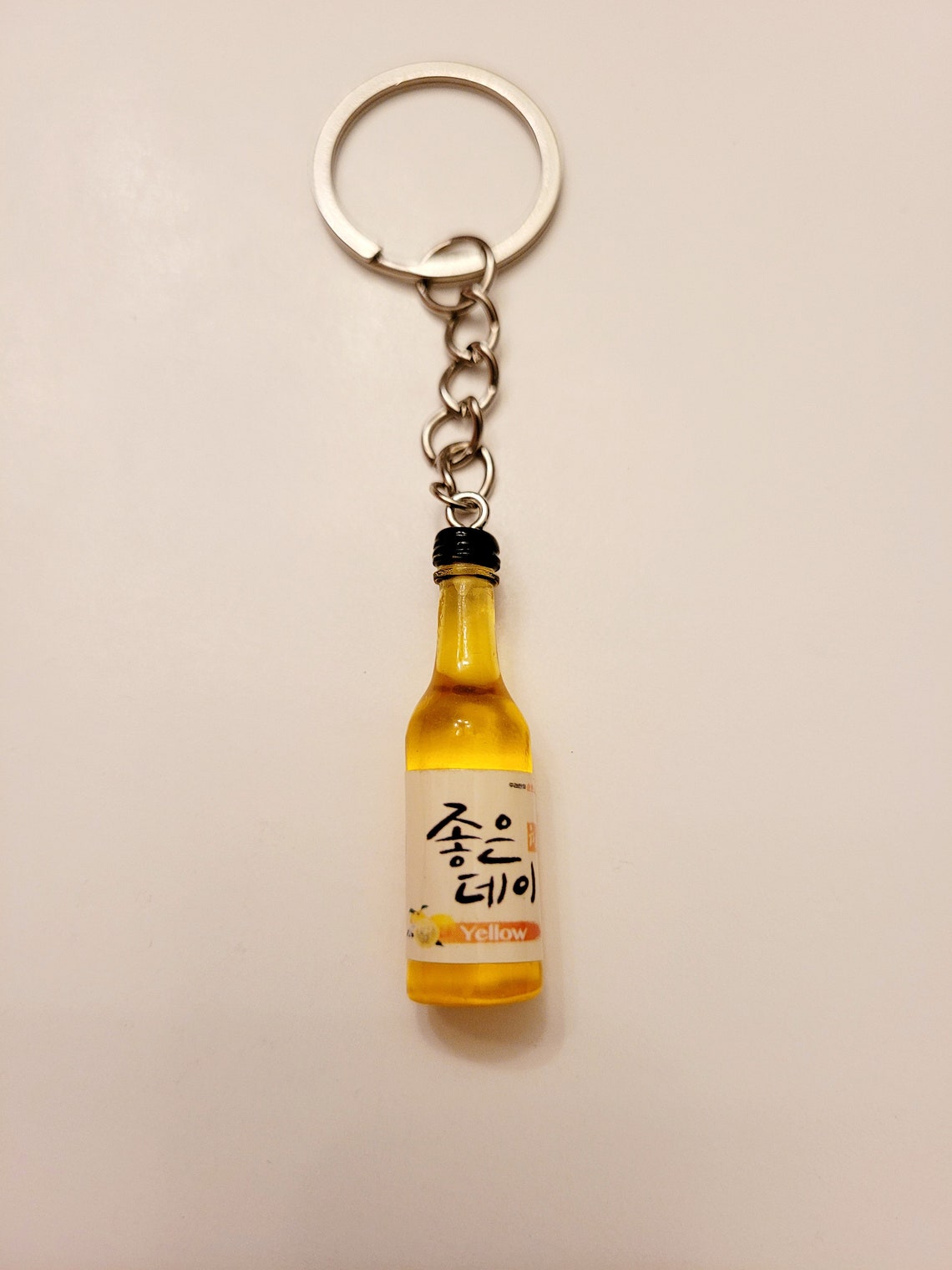 Cute Soju keychain Alcohol bottle keychain Korean drink | Etsy
