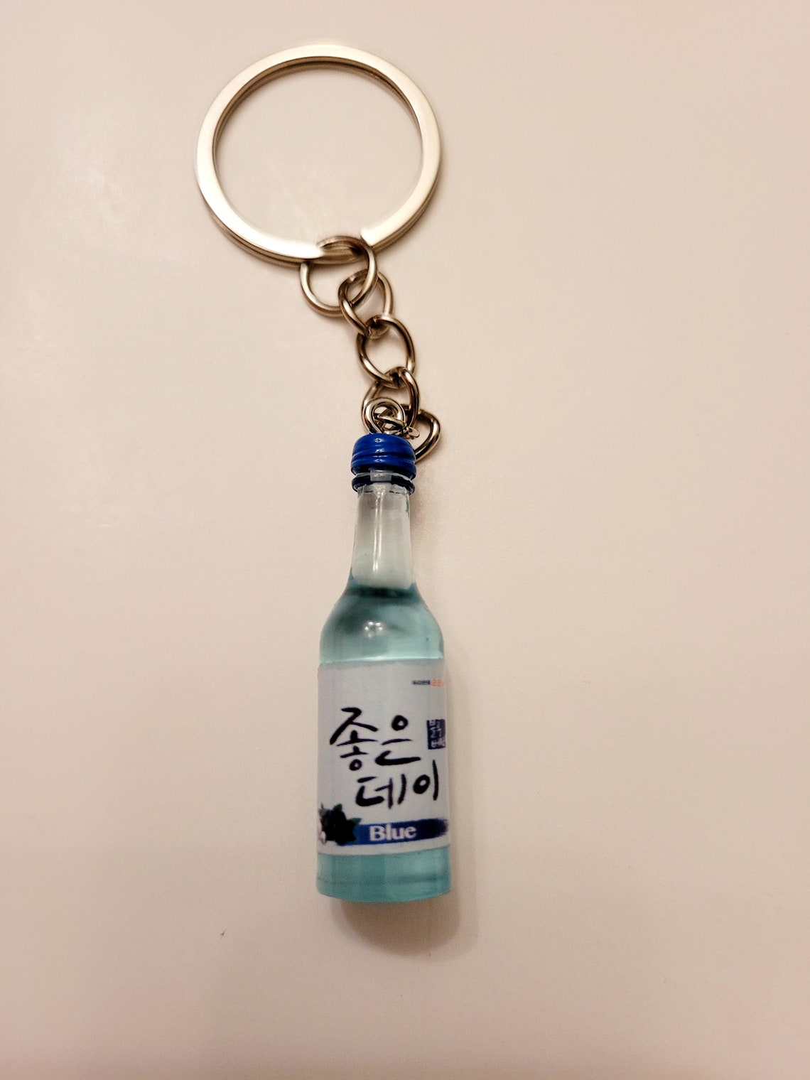 Cute Soju keychain Alcohol bottle keychain Korean drink | Etsy
