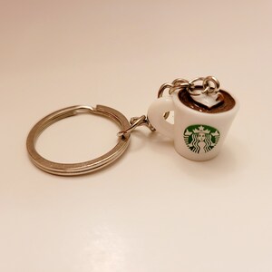Cute Mini Keychain - Starbucks Keychain - Coffee Keychain - Coffee Mug ...