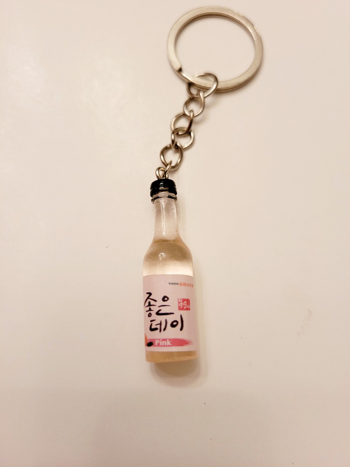 Cute Soju keychain Alcohol bottle keychain Korean drink | Etsy