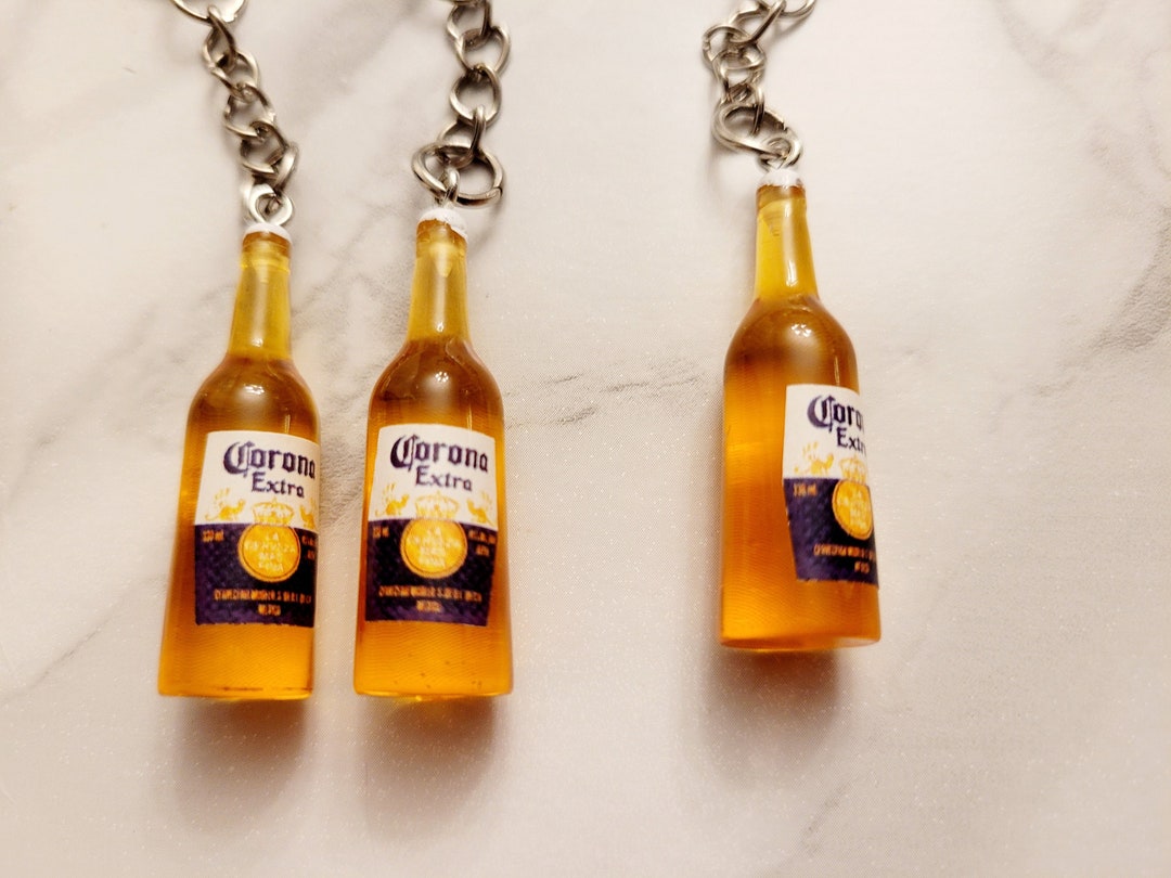 Cute Mini Beer Keychain - Alcohol Bottle Keychain - Etsy