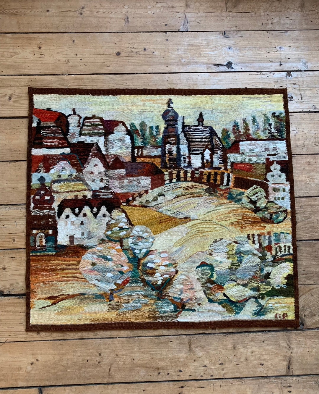 Wall Hanging Handwoven Polish Art Tapestry /gobelin by Piotr - Etsy