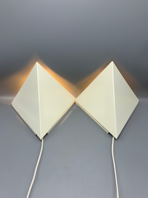 A Pair of Large Minimalist Modern Wall Lamps /sconces by - Etsy