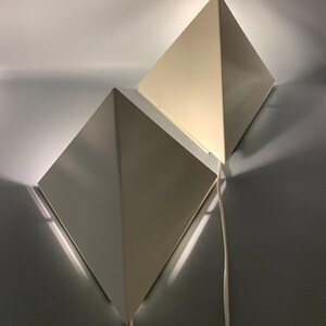 A Pair of Large Minimalist Modern Wall Lamps /sconces by Frandsen ...