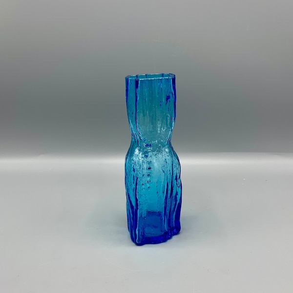 Lindshammar Blue Glass Vase - Etsy