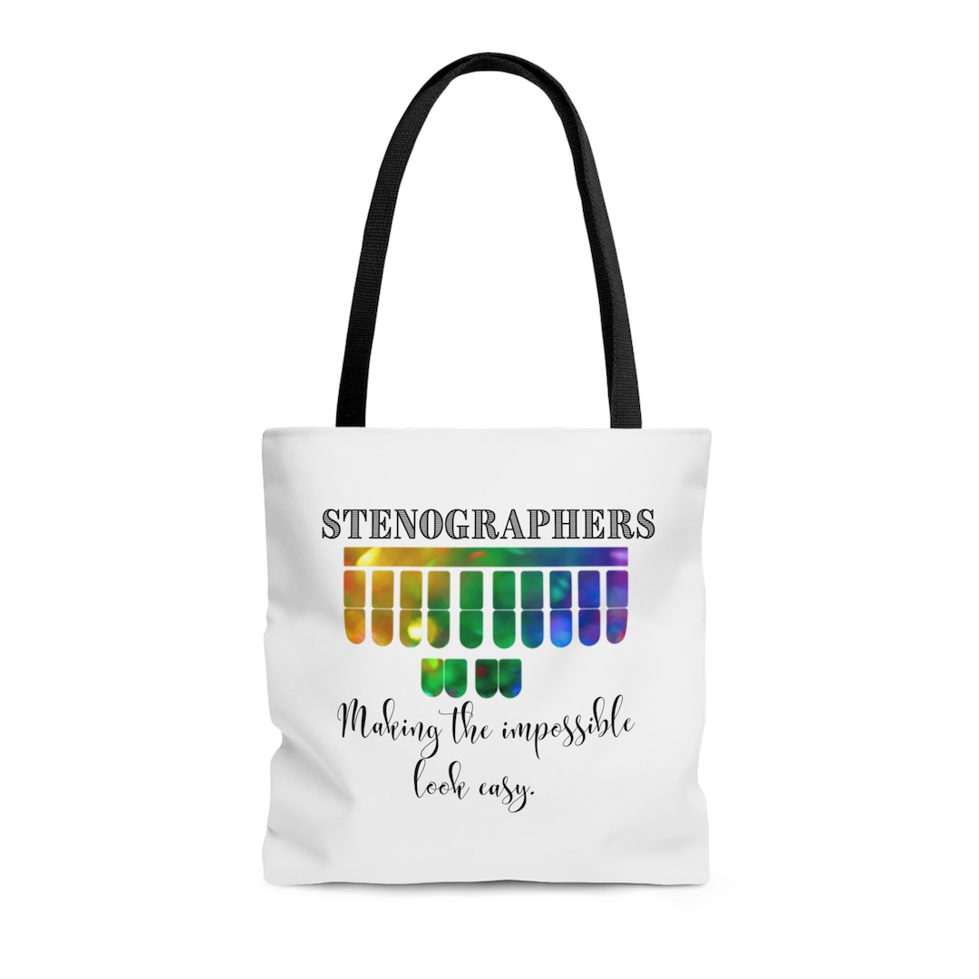 Stenographers. Making the Impossible Look Easy. Tote Bag, Court ...