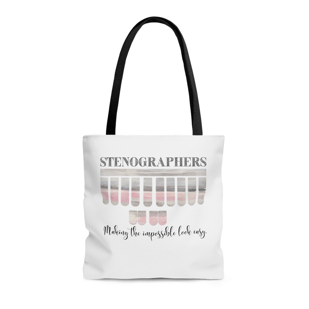 Stenographers. Making the Impossible Look Easy. Tote Bag, Court ...