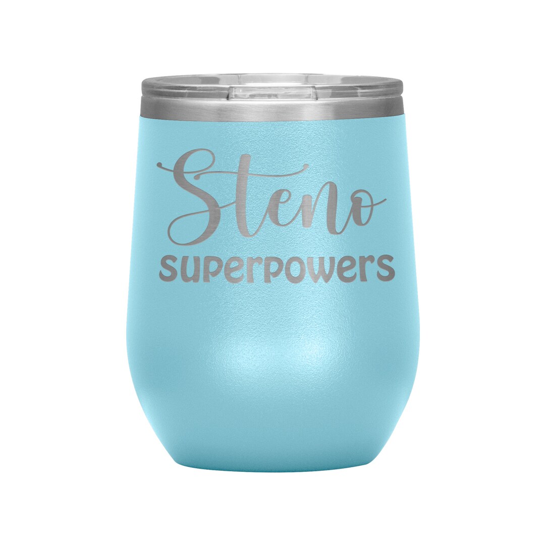 Court Reporter Drink Cups, Steno Gifts, Stenographer, Steno Merch ...