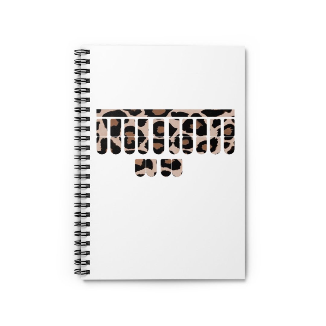 Animal Print Steno Spiral Notebook - Ruled Line - Etsy