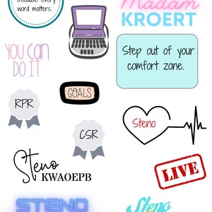 Steno Vision Board, Steno Clip Art, Steno Student, Court Reporter ...