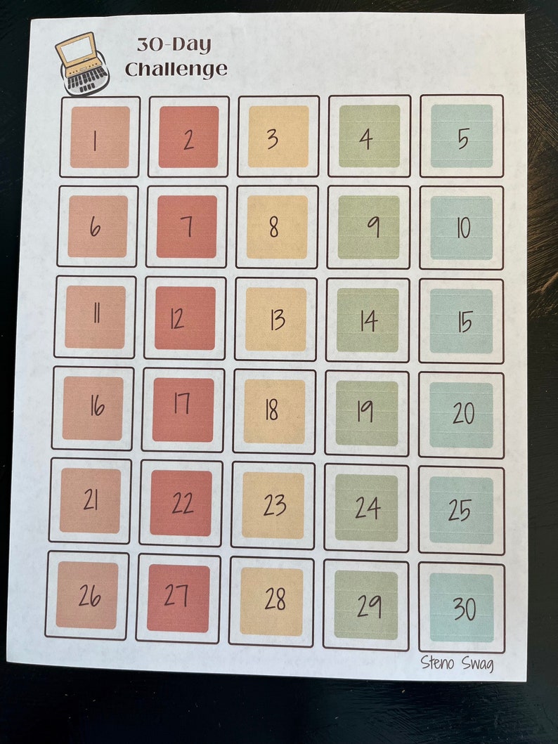 Printable Steno Student Planner Pages, Court Reporter, Captioner, Steno ...