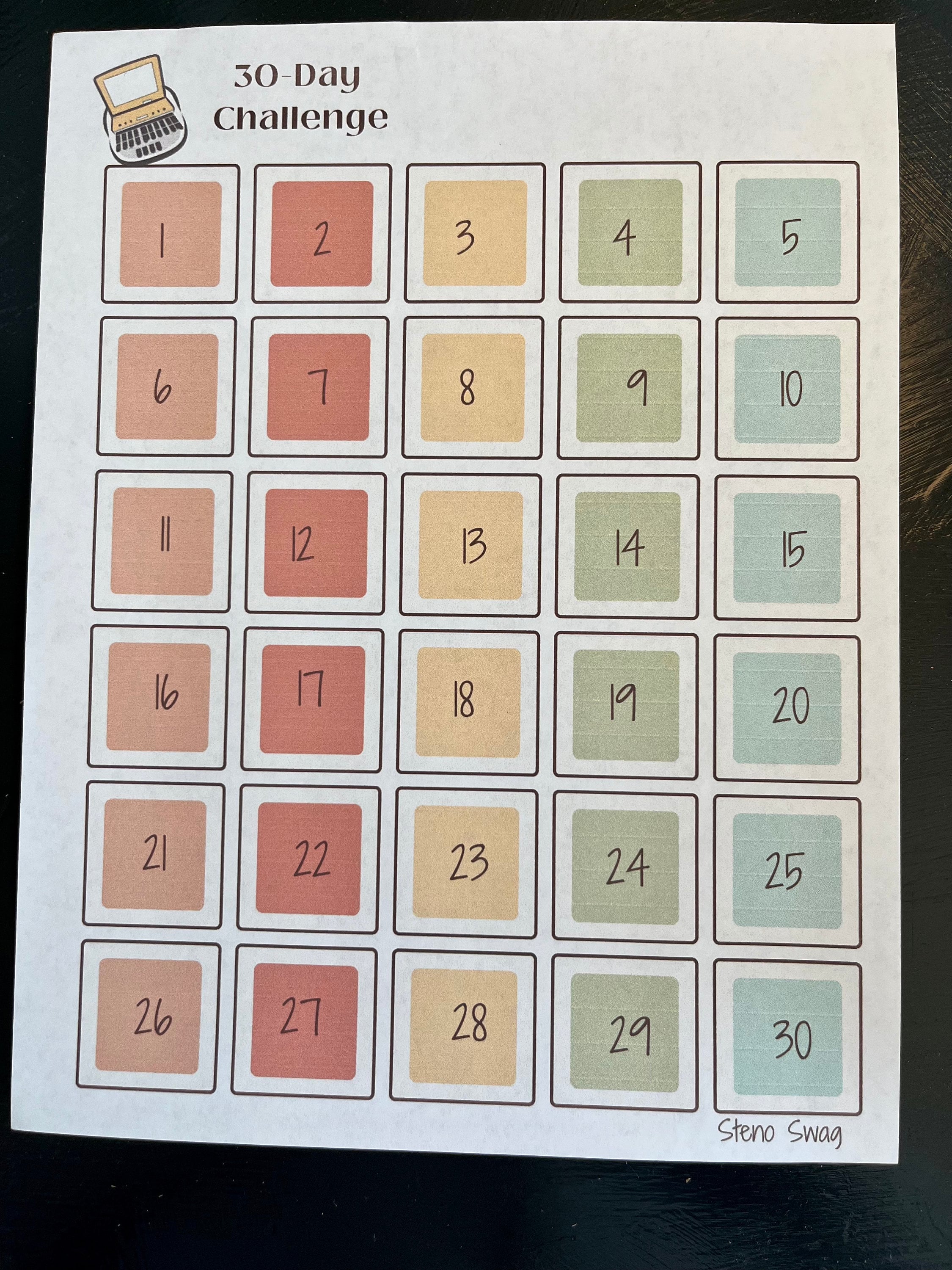 Printable Steno Student Planner Pages, Court Reporter, Captioner, Steno ...