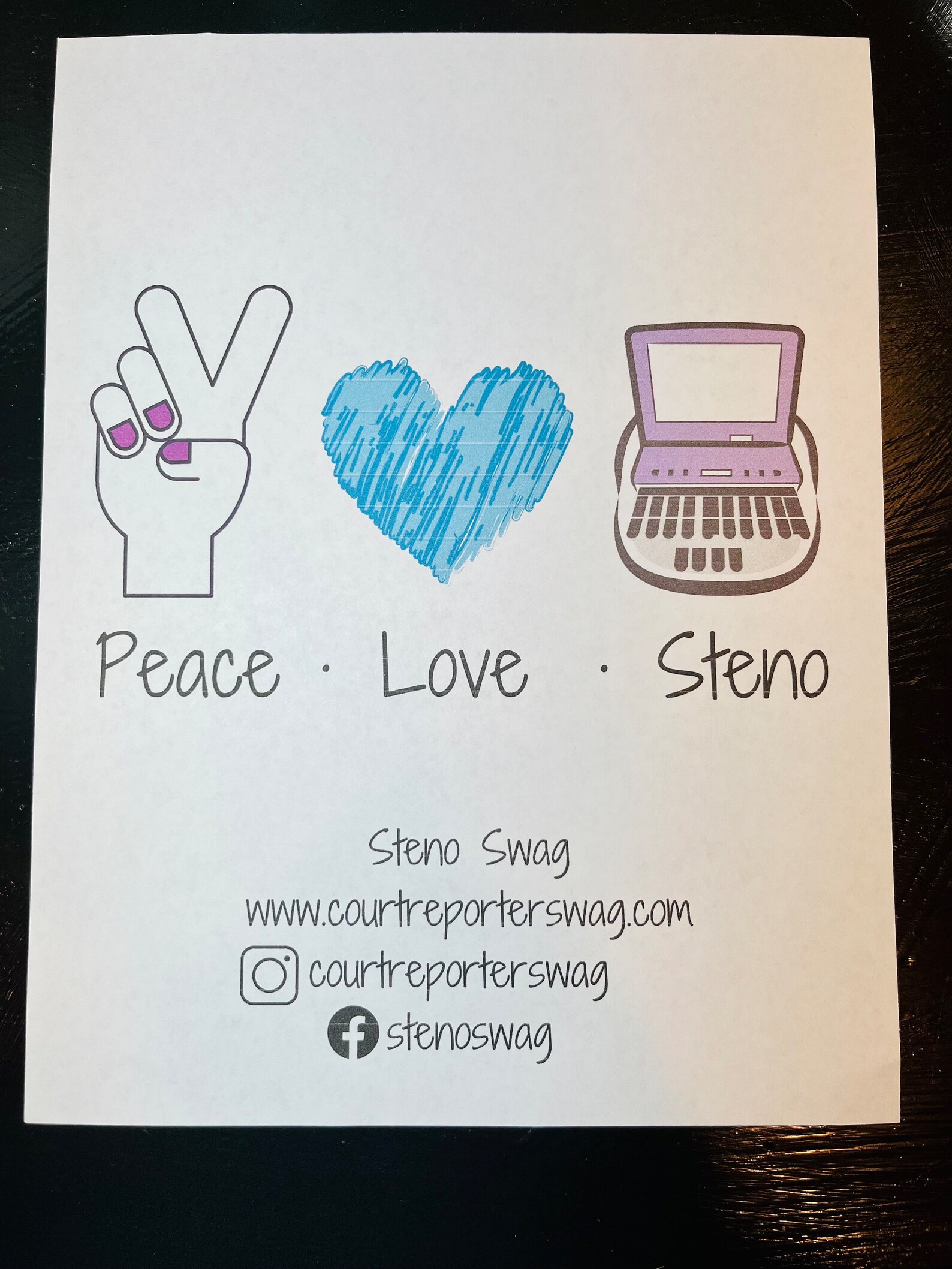 Right-hand Phrase Enders Court Reporter Student Steno - Etsy