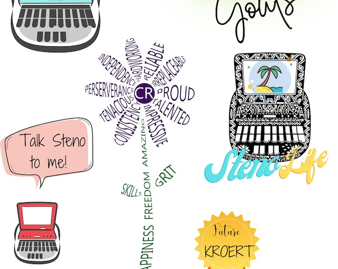Steno Vision Board, Steno Clip Art, Steno Student, Court Reporter ...