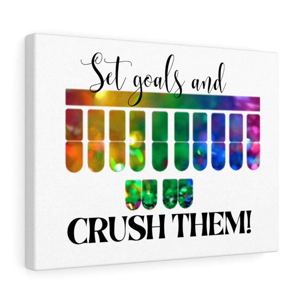 Set Goals and Crush Them Canvas Gallery Wraps, Stenographer, Court ...