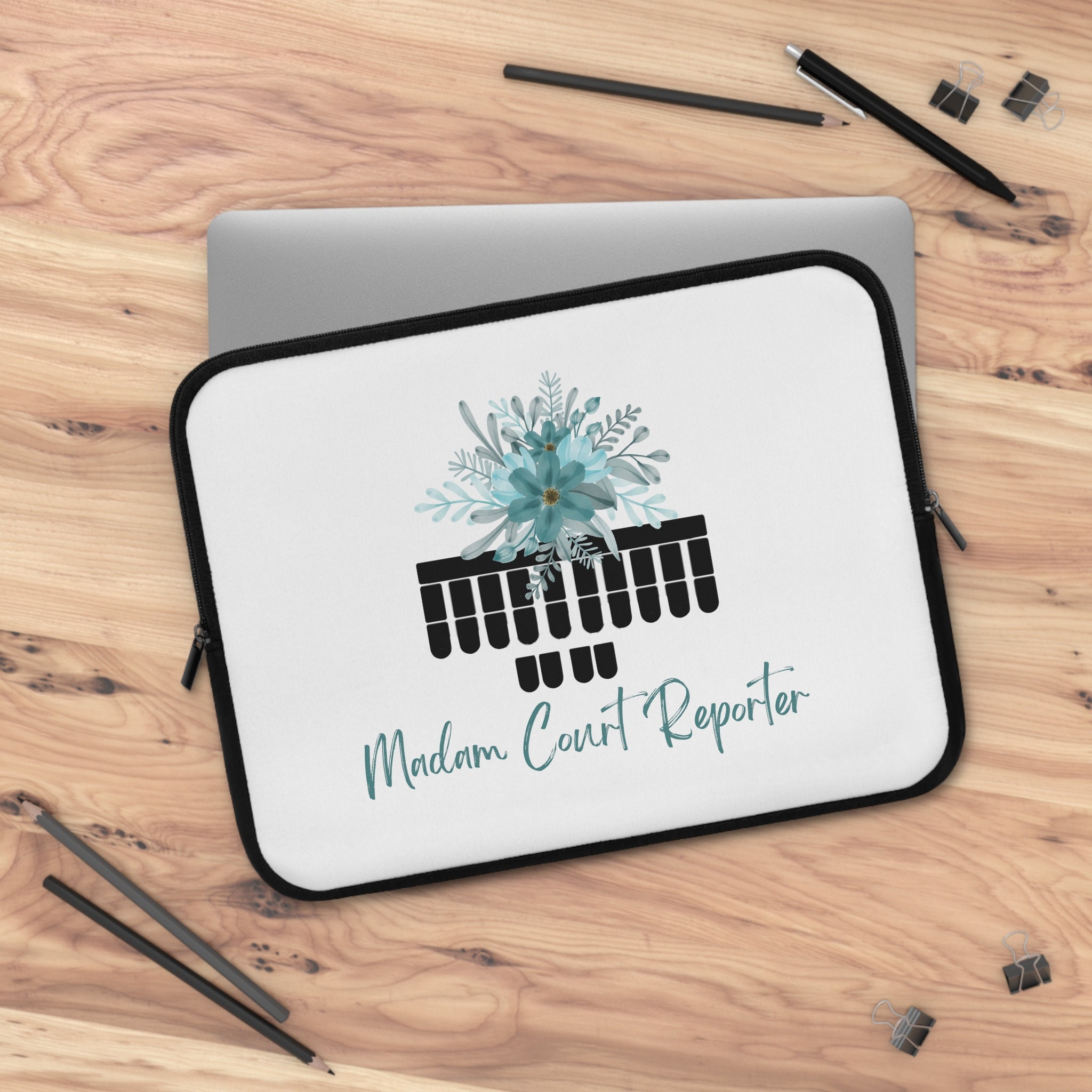 Madam Court Reporter. Laptop Sleeve Court Reporter Steno - Etsy