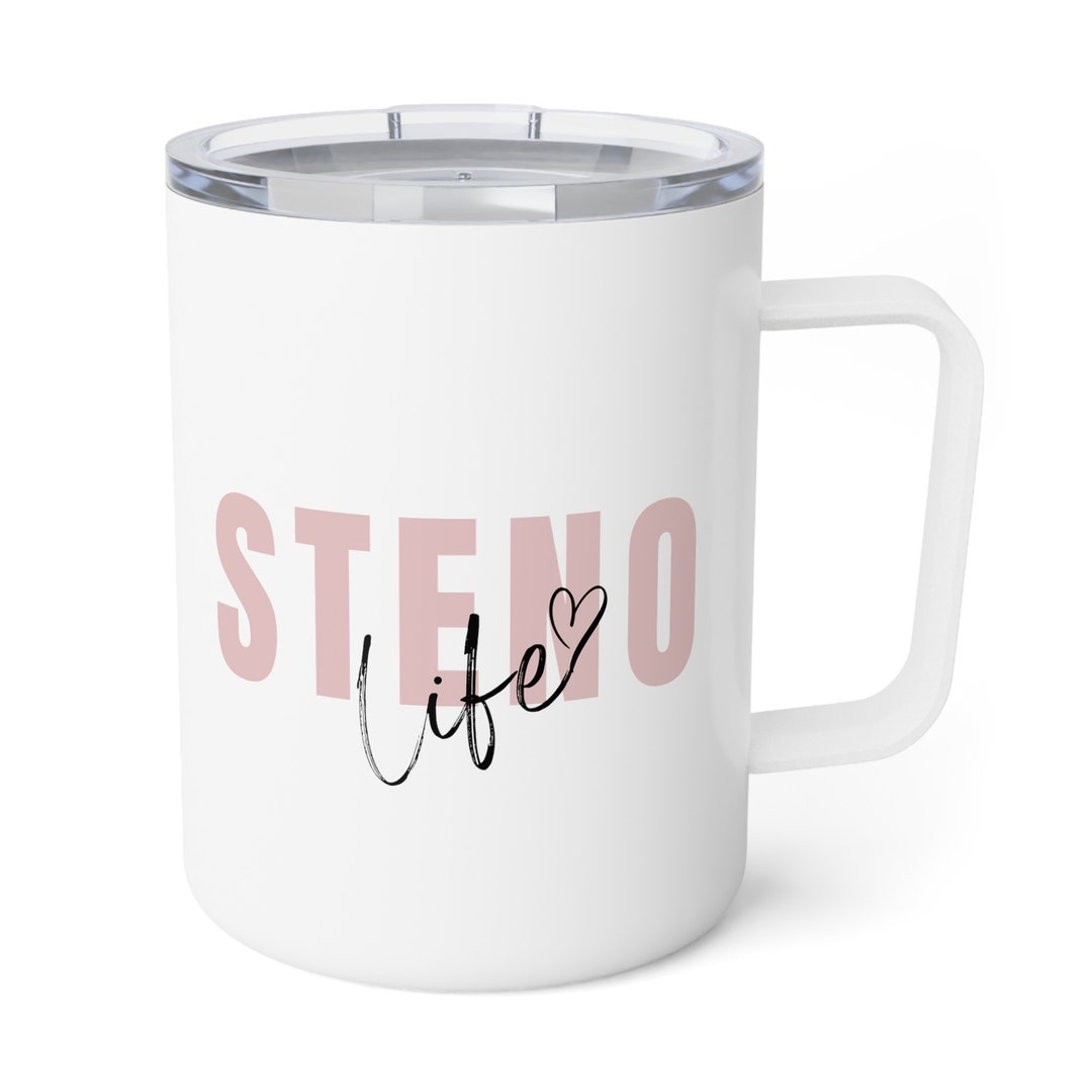 Steno Life. Insulated Coffee Mug 10oz - Etsy