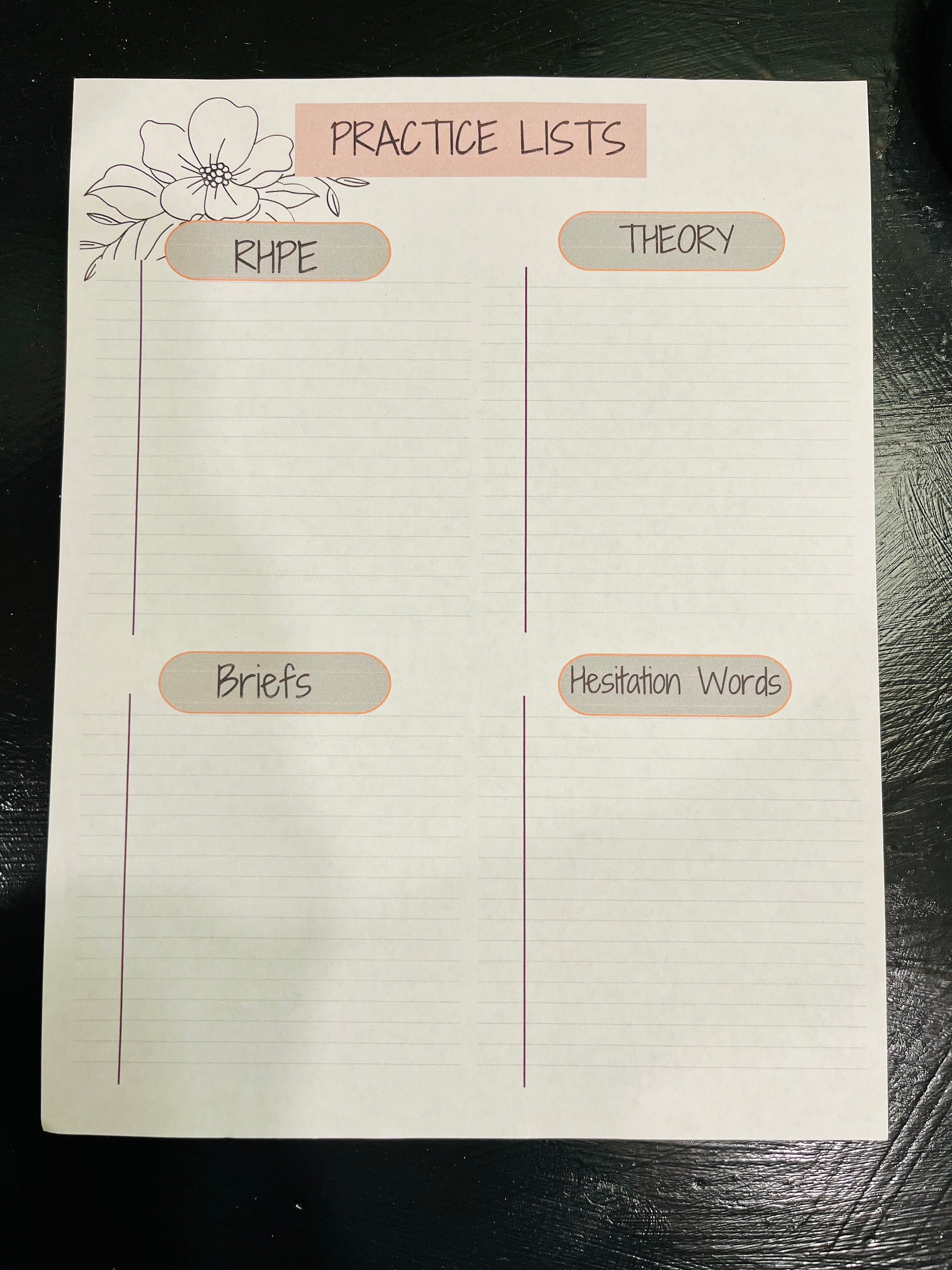 Printable Steno Student Planner Pages, Court Reporter, Captioner, Steno ...