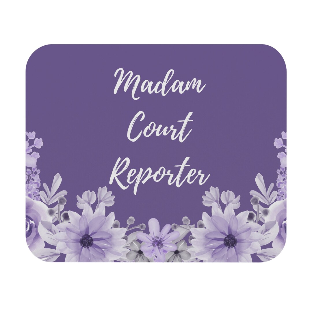 Court Reporter Mouse Pad, Stenographer, Steno Merch, Steno Student ...