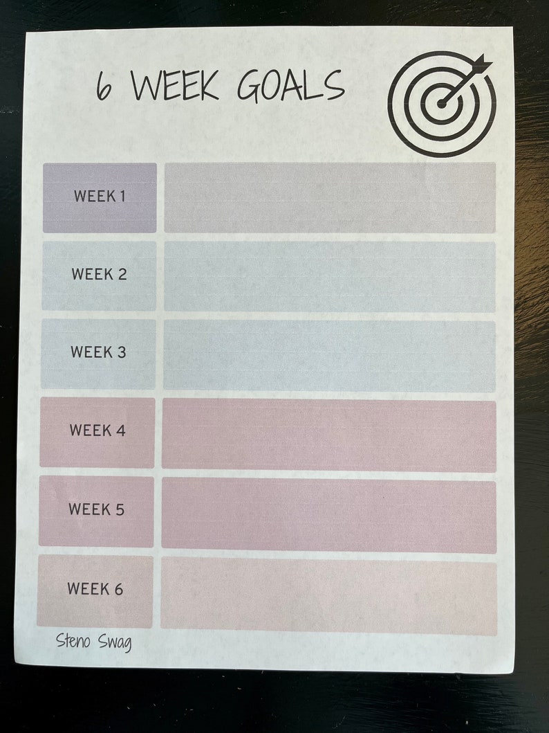 Printable Steno Student Planner Pages, Court Reporter, Captioner, Steno ...