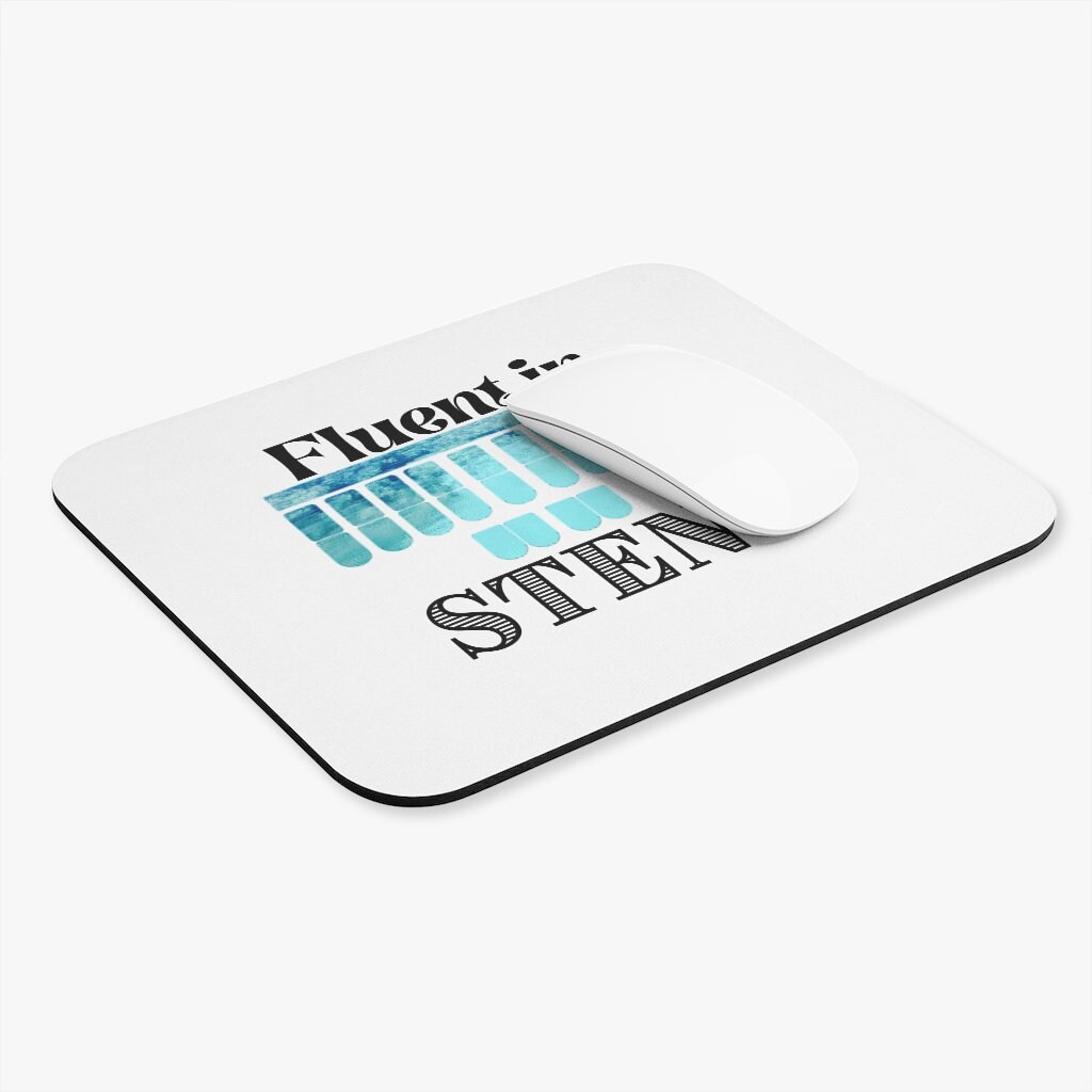 Fluent in Steno Mouse Pad rectangle, Court Reporter, Steno Student ...