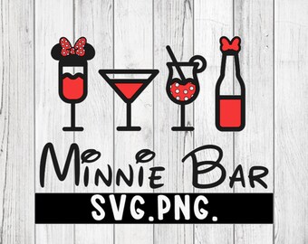 Minnie Bar Svg | Etsy