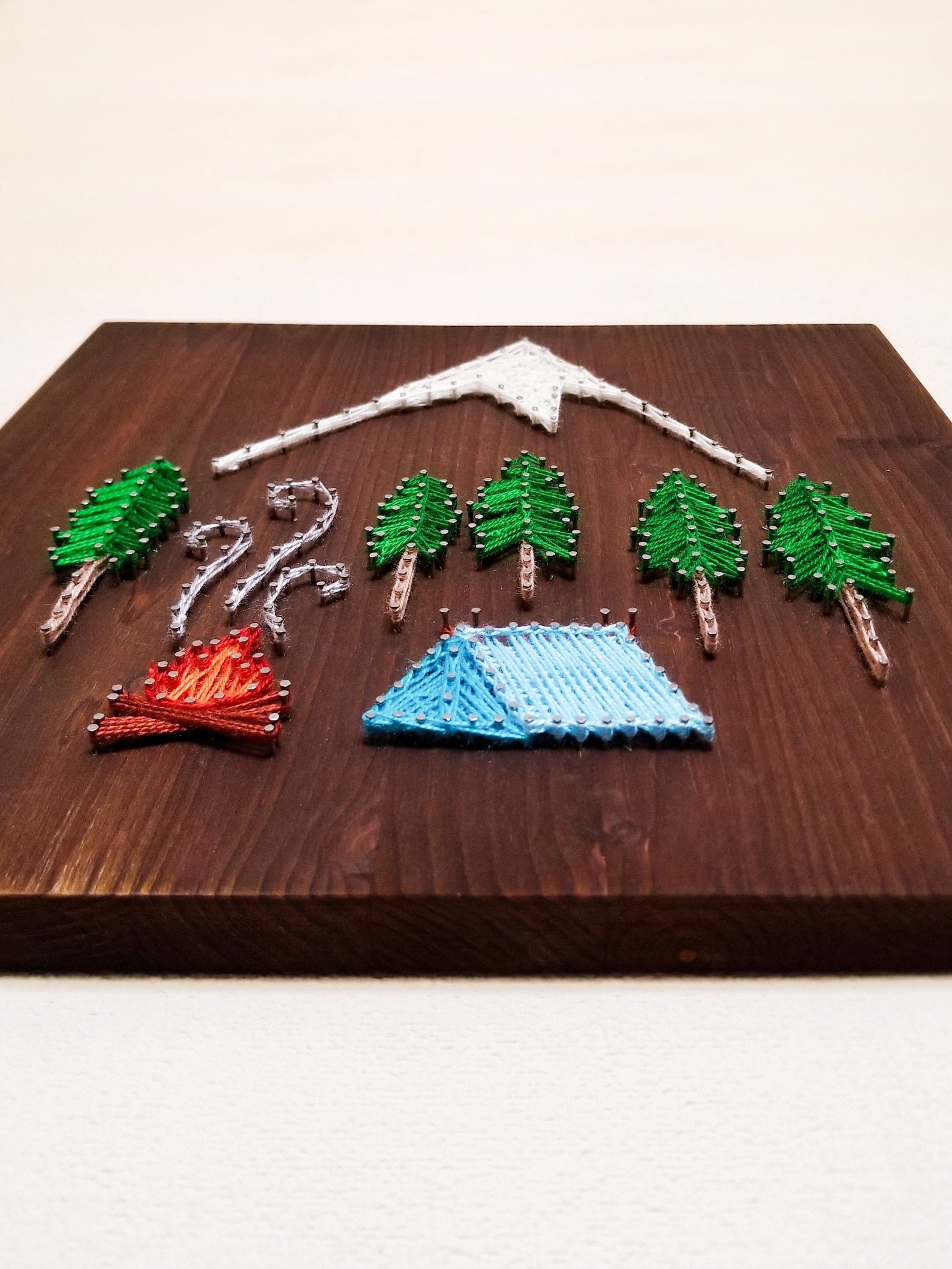 Happy Camper Sign String Art Camping Signs Camper Vintage | Etsy