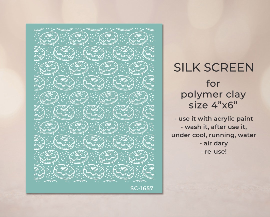 Silk Screen for Polymer Clay Silk Screen Polymer Clay Silkscreen ...