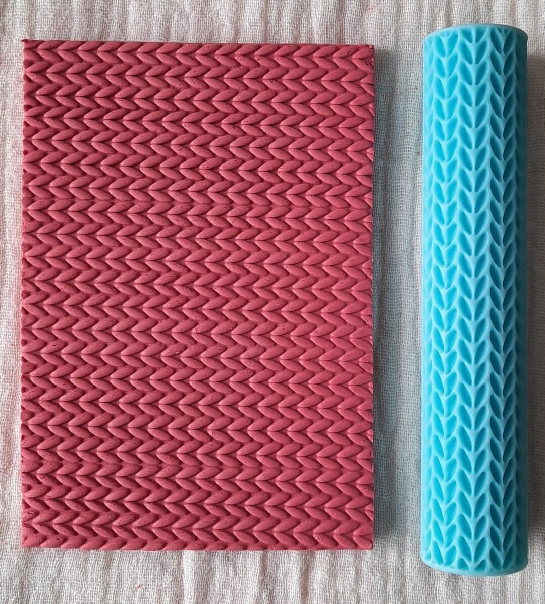 Texture Roller Polymer Clay Tool Texture Clay Cutter Matt Earrings ...