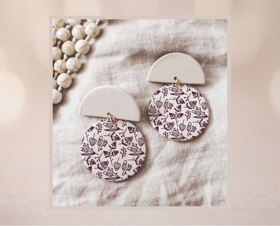 CLAYPARADE Silk Screen SC-1332 Floral Silk Screen for - Etsy Australia