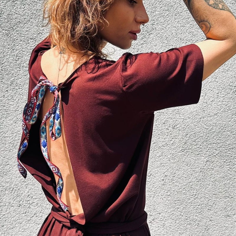 Keyhole Back Dress - Etsy