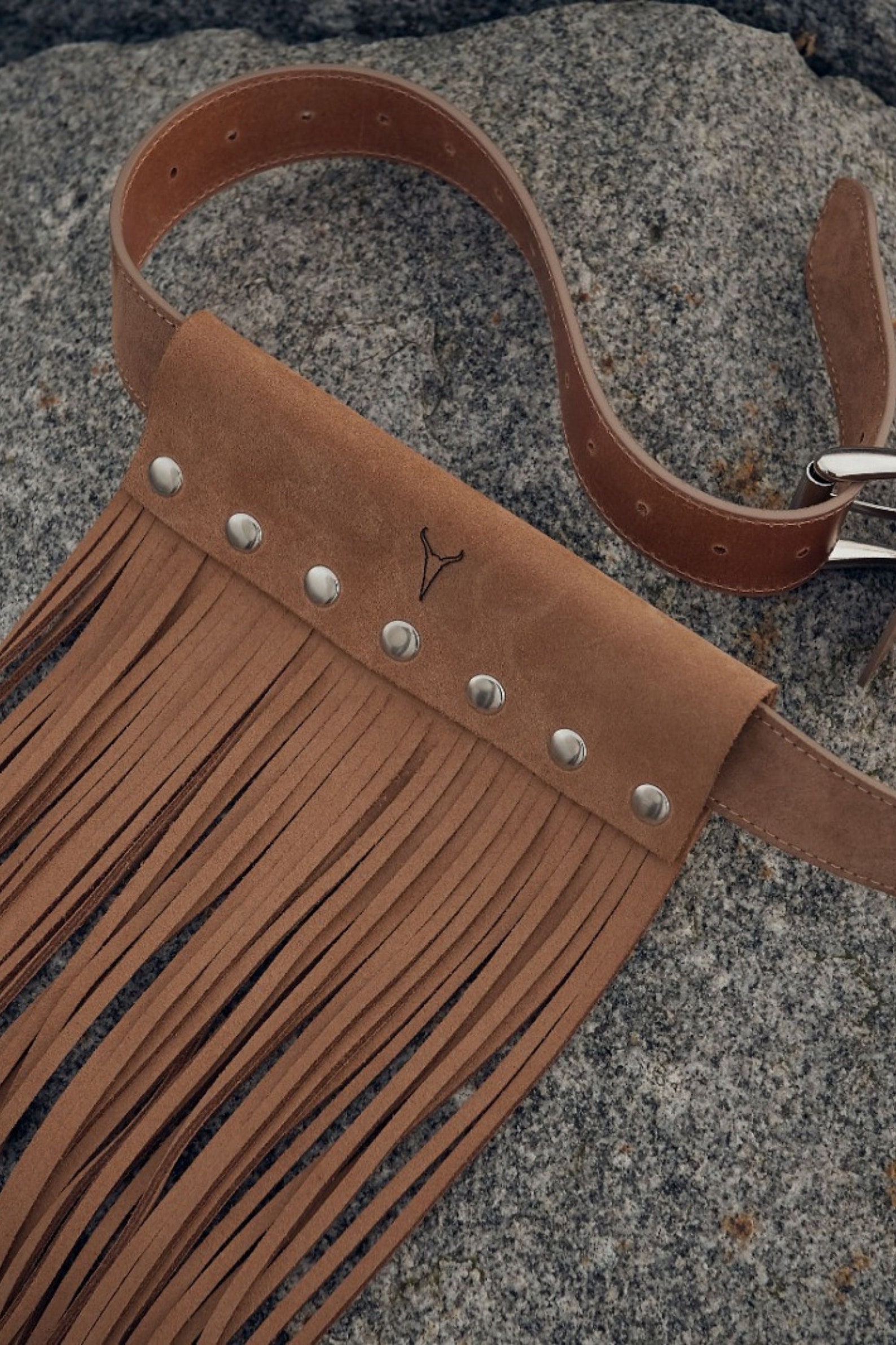 Leather Suede Fringe Belt Accessories Navy Blue Cosplay - Etsy
