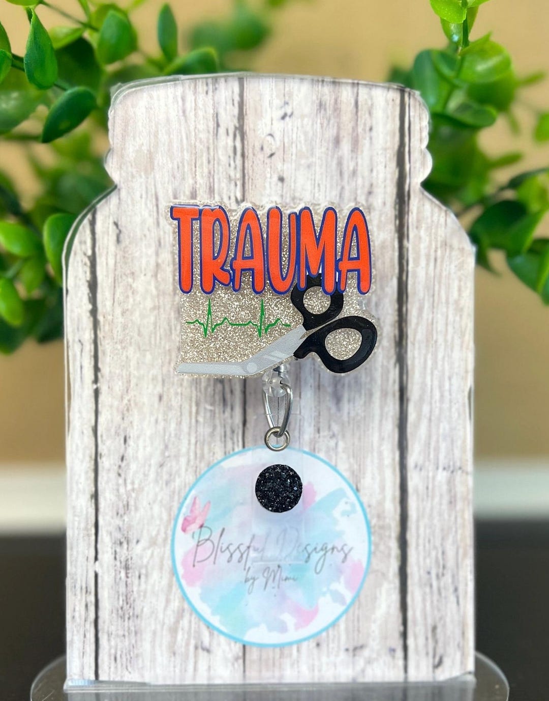Trauma Badge Reel/nurse Gift/doctor Badge/retractable Badge/medical ...