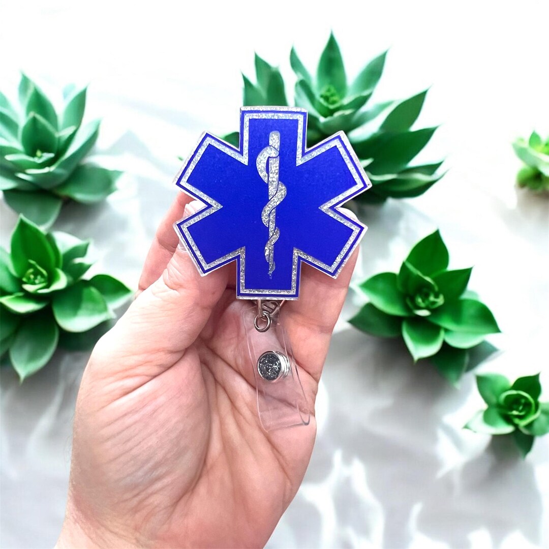 EMS Paramedic Retractable Badge Reel/paramedic Graduation Gift ...