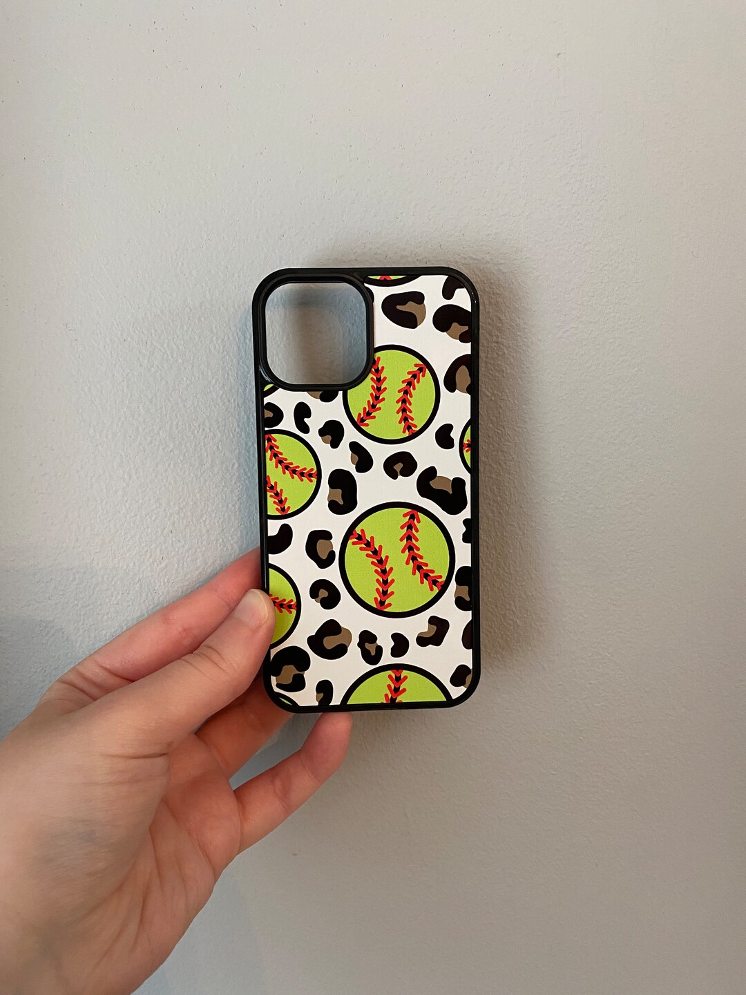Softball Phone Case Softball Player iPhone Case Softball Lover Leopard ...