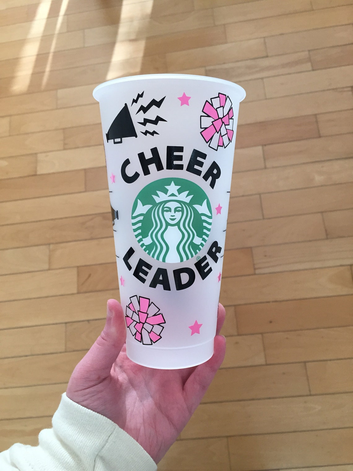 Cheerleader Starbucks Cup Cheer Cup Cheerleader Starbuck - Etsy