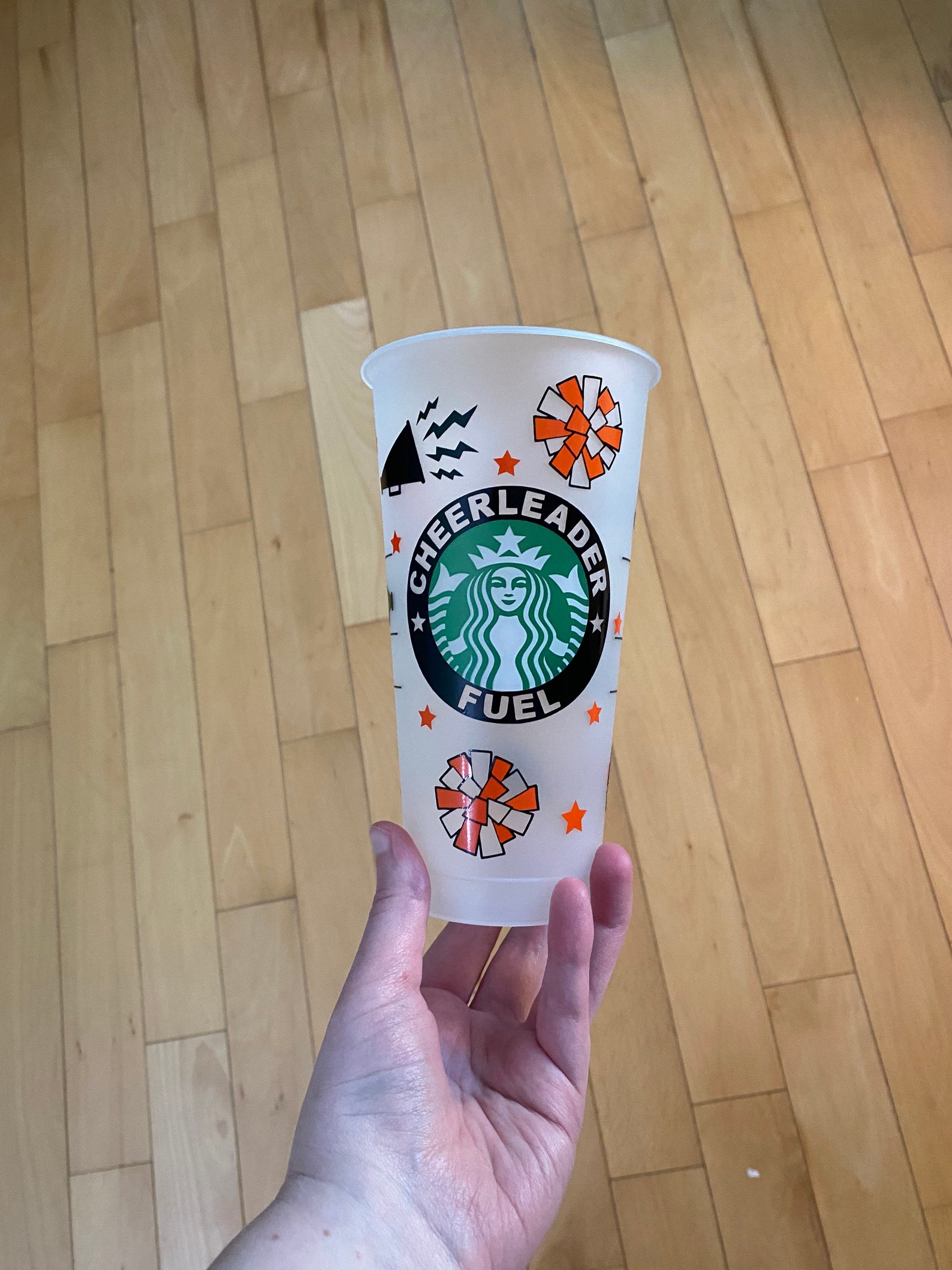 Cheerleader Starbucks Cup Cheer Cup Cheerleader Starbuck - Etsy